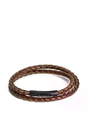 Tateossian Braided Double-wrap Bracelet