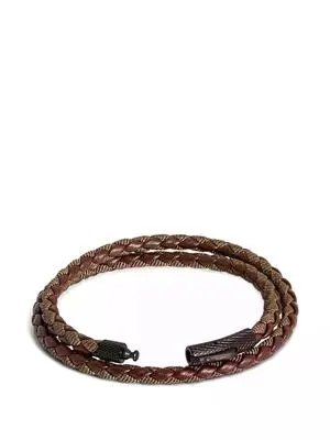 Tateossian Braided Double-wrap Bracelet