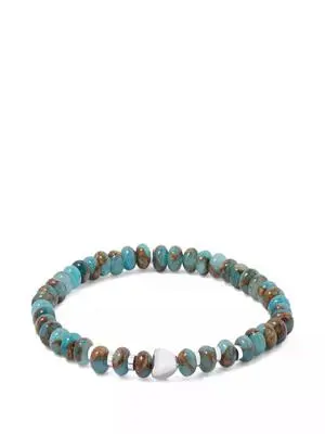 Tateossian Tone And Blue Jasper Beaded Bracelet - Silver