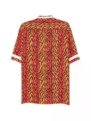 BLUE SKY INN Waiter Tiger-print Shirt - Orange