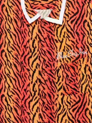 BLUE SKY INN Waiter Tiger-print Shirt