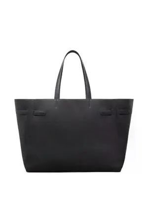 Thom Browne Mr. Thom Leather Tote Bag - Black