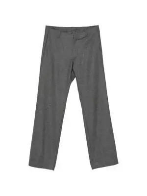 MAISON MARGIELA Tailored Trousers With Raw Edge Detailing - Grey