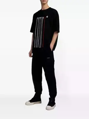 PORTS V Threads Logo-print T-shirt