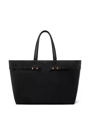 Thom Browne Mr. Thom Leather Tote Bag - Black