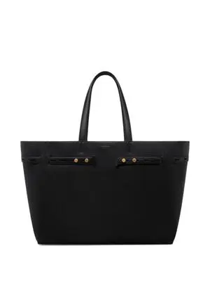 Thom Browne Mr. Thom Leather Tote Bag - Black