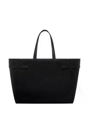 Thom Browne Mr. Thom Leather Tote Bag - Black