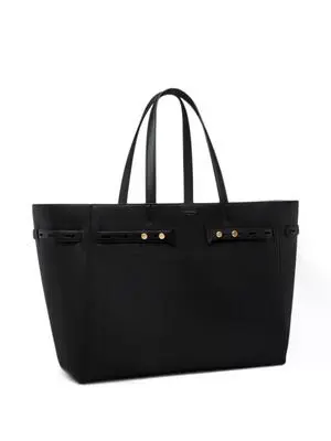 Thom Browne Mr. Thom Leather Tote Bag - Black
