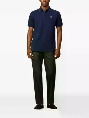 HACKETT Badge-patch Polo Shirt