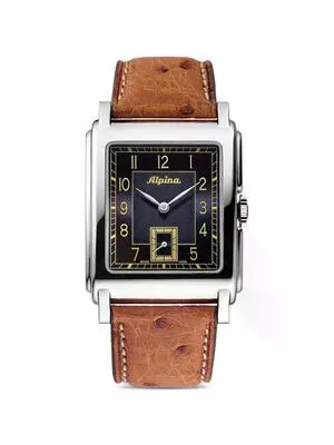 ALPINA Heritage Alpiner Carrée Automatic Watch - Blue