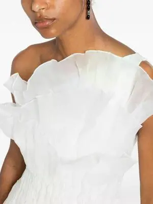 Aje One-shoulder Ruffled Dress