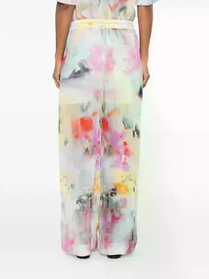 Aje Adina Floral-print Trousers