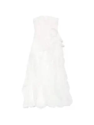 Aje Canyon Ruffled Gown - Neutrals