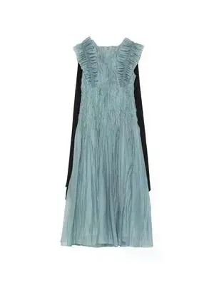Aje Mathilde Ruffled Dress - Blue