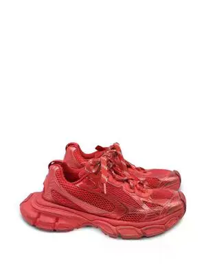 Balenciaga 3xl Distressed Sneakers - Red