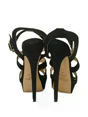 JIMMY CHOO Louise Crisscross Platform Sandals