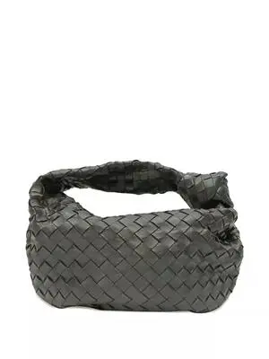 Bottega Veneta Teen Jodie Intrecciato Shoulder Bag - Grey