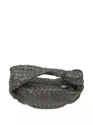 Bottega Veneta Teen Jodie Intrecciato Shoulder Bag - Grey