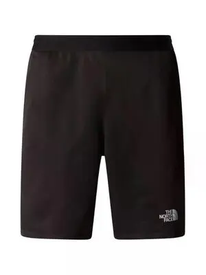 The North Face Logo Patch Ribbed-trim Shorts