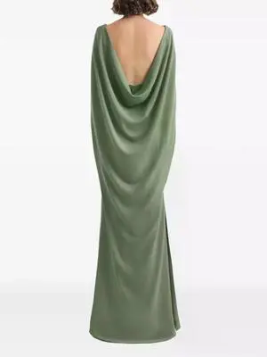 GEMY MAALOUF Draped Back Dress