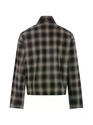 META CAMPANIA COLLECTIVE Checked Zip-up Jacket