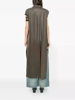 Andrea Ya'aqov Side-slit Sleeveless Shirt