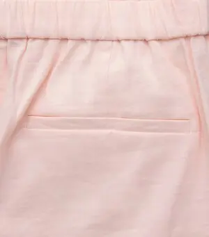 Theory Linen-blend Straight Chinos
