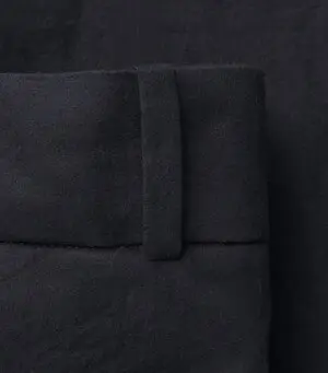 Studio Nicholson Cotton Pleated Trousers - Navy