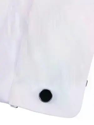XACUS Cufflink-detail Button-down Cotton Shirt