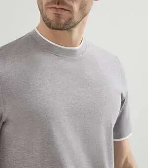 Brunello Cucinelli Cotton Faux-layered T-shirt