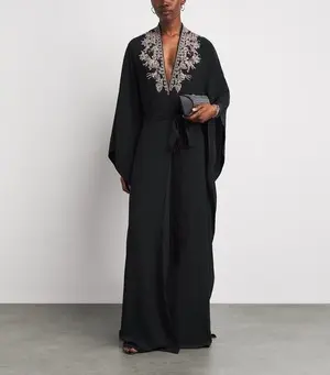 Zuhair Murad Embellished Cady Cape