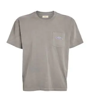 CHERRY LOS ANGELES Cotton Palamino Pocket T-shirt - Grey