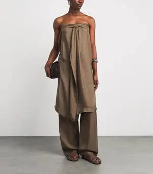 A.emery Jalen Slim Leather Sandals - Beige