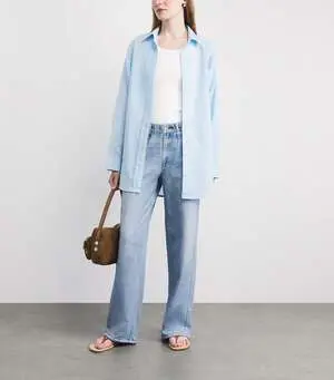 Rag & Bone Trompe-l'oeil Wide-leg Jeans