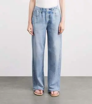 Rag & Bone Trompe-l'oeil Wide-leg Jeans