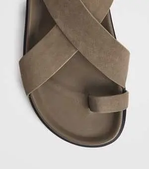 A.emery Jalen Suede Sandals - Green
