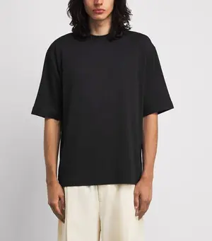 Jacquemus Cotton Rond Carré T-shirt - Black