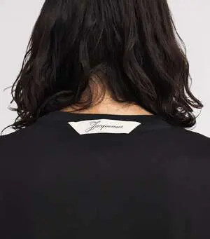 Jacquemus Cotton Rond Carré T-shirt - Black