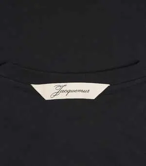 Jacquemus Cotton Rond Carré T-shirt - Black