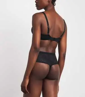 Simone Perele Lace Plume High-waist Thong