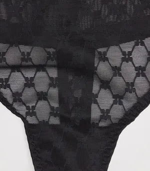 Simone Perele Lace Plume High-waist Thong