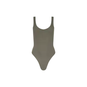 L'Agence Nica Scoopneck Bodysuit - Smokey Olive