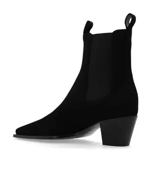 TOTEME The City Ankle Boots - Black