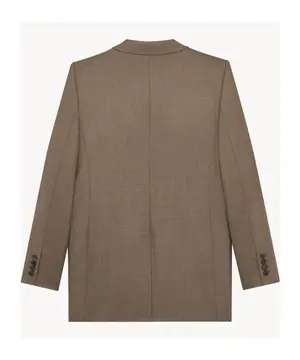 Saint Laurent Wool Single-breasted Suit Jacket - No