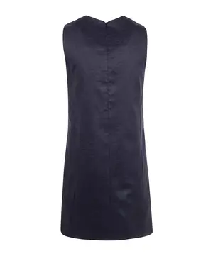 SEMICOUTURE Sleeveless Round Neck Dress - Black