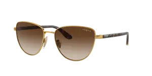 VOGUE EYEWEAR Rose Gold Tone Sunglasses - Brown Gradient