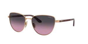 VOGUE EYEWEAR Rose Gold Tone Sunglasses - Violet Gradient Grey