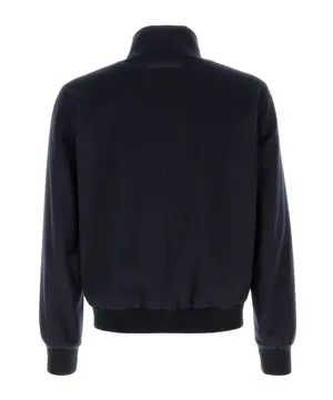 Zegna Zipped High Neck Bomber Jacket