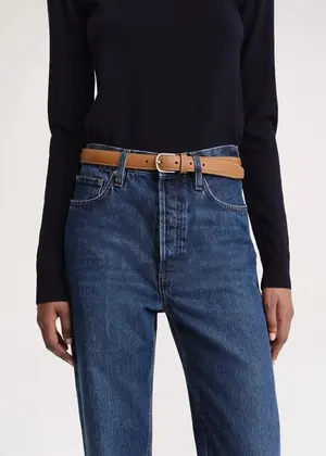 TOTEME Logo Detailed Buckled Belt