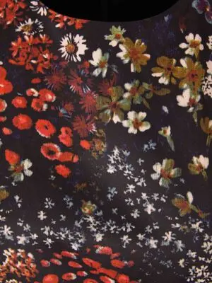 Dries Van Noten Sleeveless Floral Print Barrel Dress